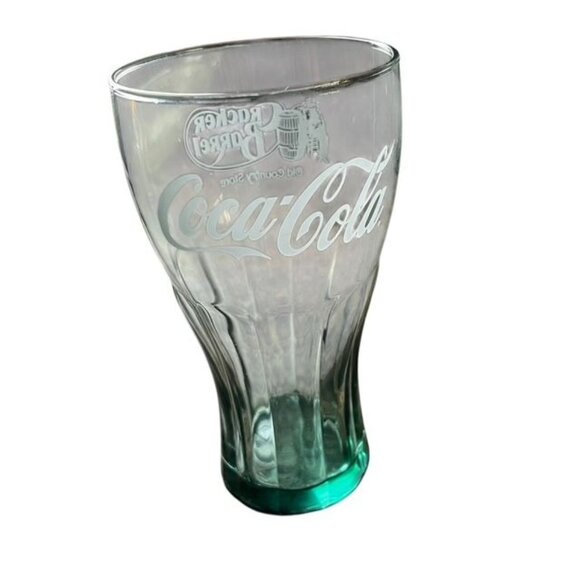 Coca Cola | Dining | Green Tinted Glass Cracker Barrel Coca Cola ...
